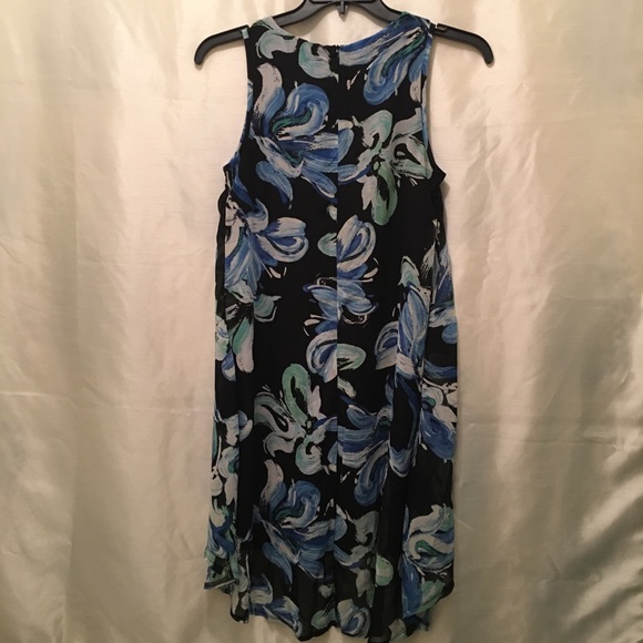 new directions | Dresses | New Directions Black Floral Print Dress ...